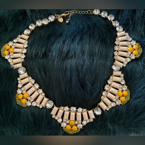 Jewelry | Yellow And Cream Stone Necklace Sunshine Around Your Neck ...